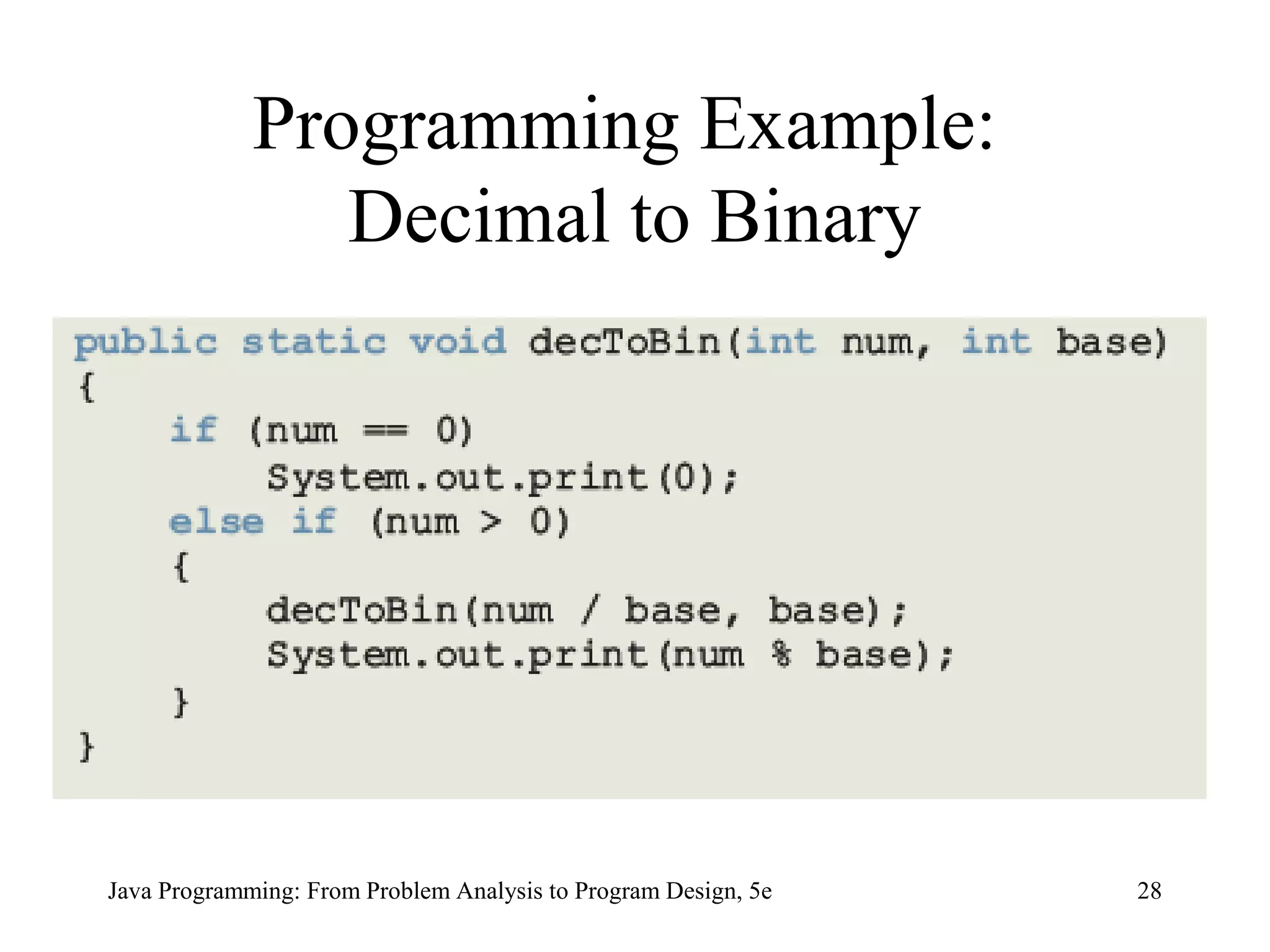 Chapter 13 - Recursion | PPT