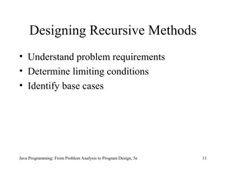 Chapter 13 - Recursion | PPT