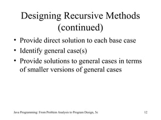 Chapter 13 - Recursion | PPT
