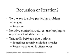 Chapter 13 - Recursion | PPT