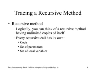 Chapter 13 - Recursion | PPT