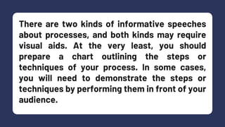 Chapter 13: Speaking to Inform (Public Speaking and Persuasion) | PPTX