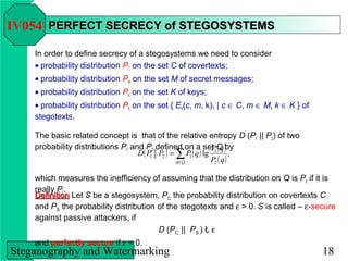 Chapter 13 steganography and watermarking | PPT