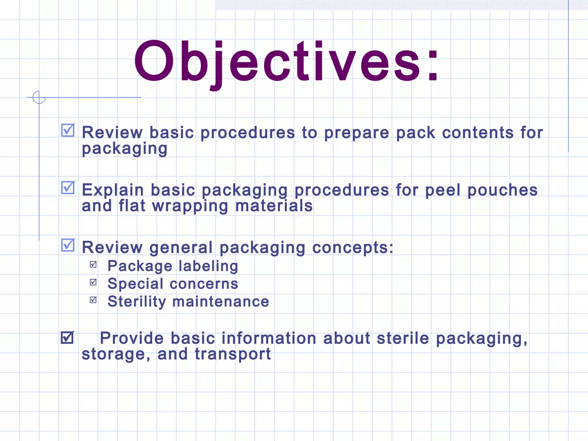 Chapter 13 sterile packaging | PPT