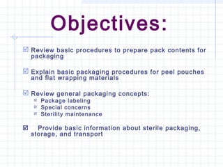 Chapter 13 sterile packaging | PPT