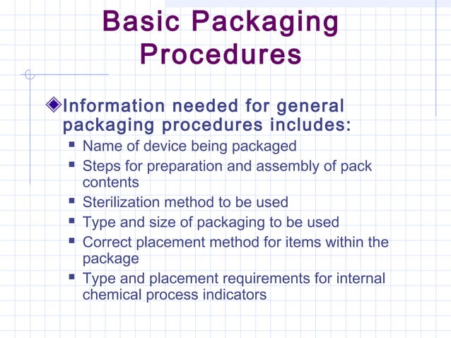Chapter 13 sterile packaging | PPT