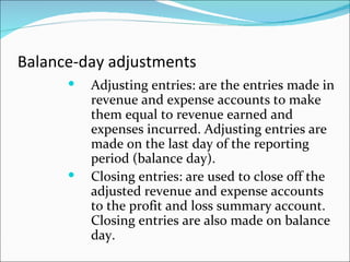 Chapter 13 & 19 profit determination and balance day adjustments clc | PPT
