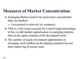 International equity markets around the world | PPT