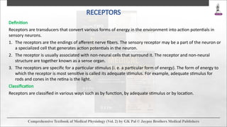 Chapter 136 GK PAL RECEPTORS.pptx ppt on neurotransmitters | PPTX
