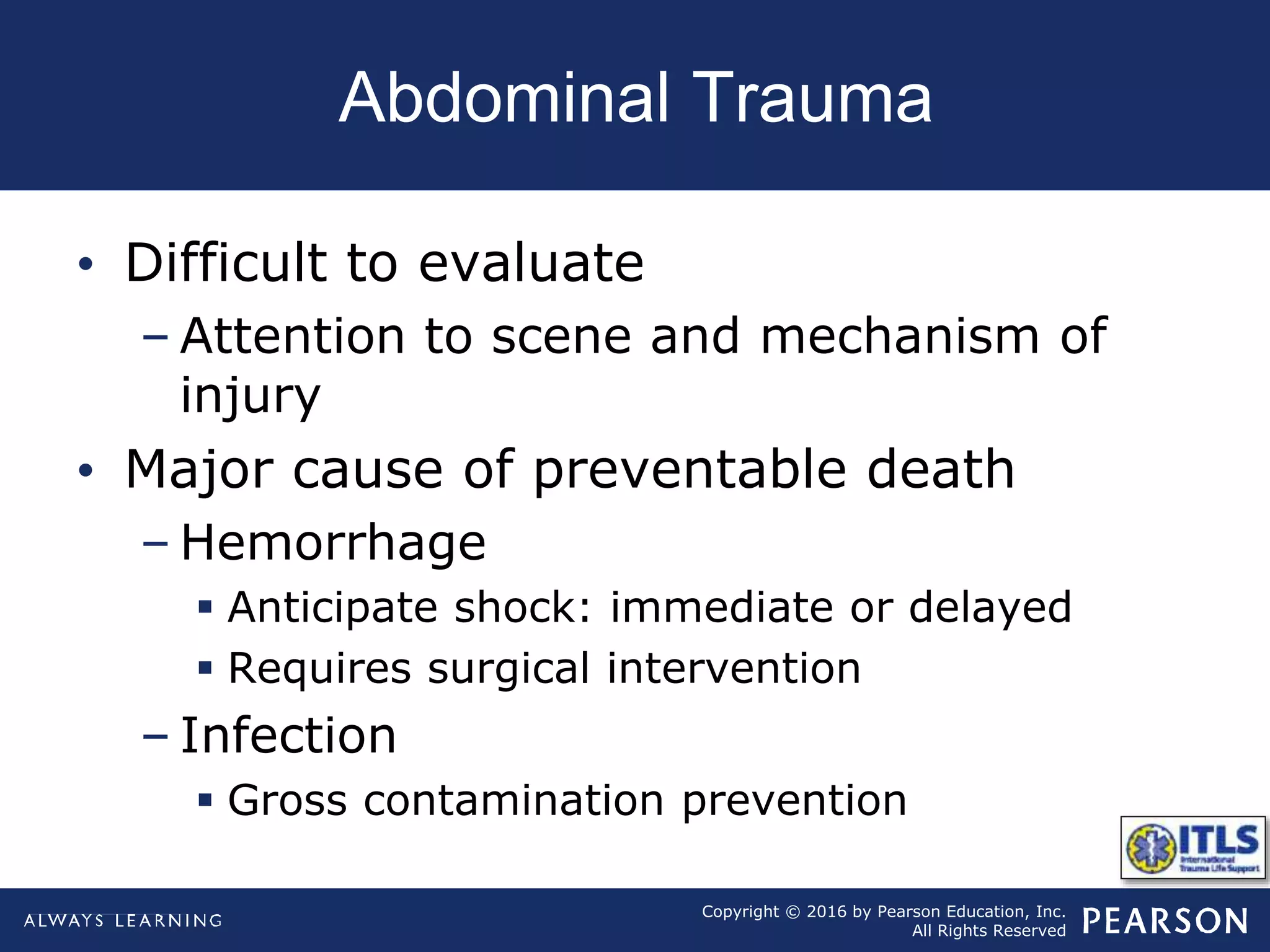 Chapter13 abdominal trauma | PPT