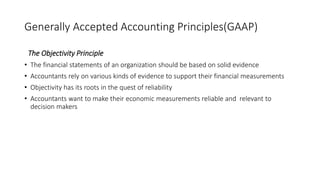 Chapter 13 accounting concepts, professional judgments,aand ethical ...