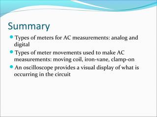 ac measurements | PPT | Science