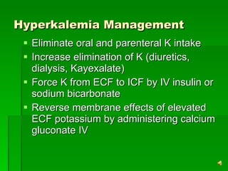 Chapter 13 And 15 Electrolyte Imbalance Part 2 | PPT