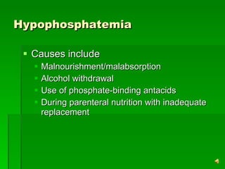 Chapter 13 And 15 Electrolyte Imbalance Part 5 | PPT | Nutrition ...