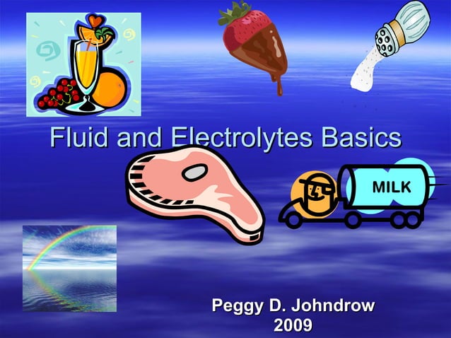Chapter 13 And 15 Fluid Electrolytes Basics | PPT | Chemistry | Science