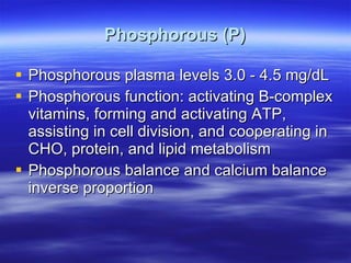 Chapter 13 And 15 Fluid Electrolytes Basics | PPT