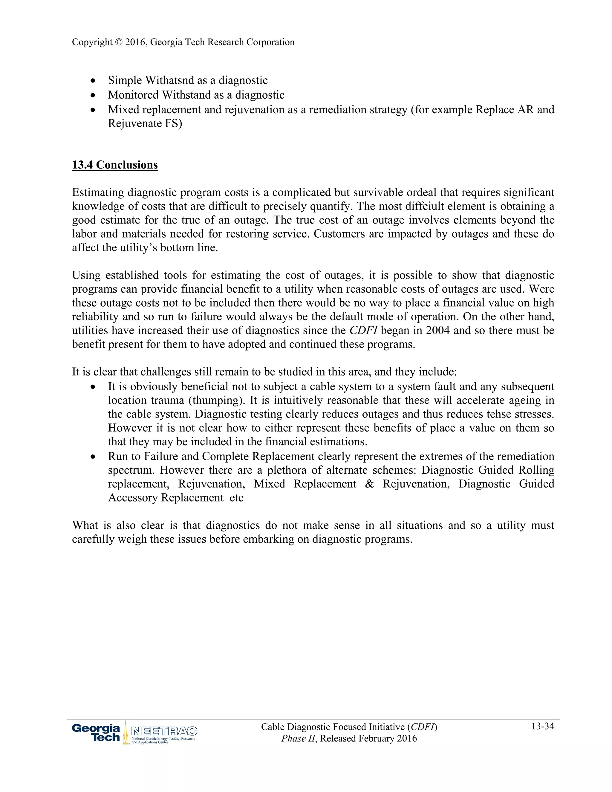 NEETRAC (Chapter 13: Benefits of Diagnostics) | PDF