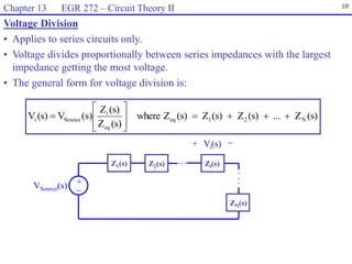 Chapter 13 – Circuit Analysis using Laplace Transforms.pptx | Computer Networking | Computing