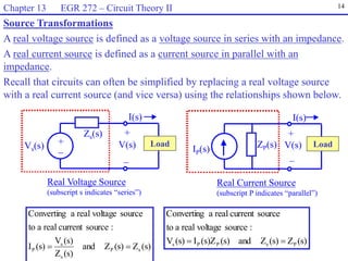Chapter 13 – Circuit Analysis using Laplace Transforms.pptx | Computer Networking | Computing