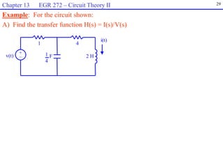 Chapter 13 – Circuit Analysis using Laplace Transforms.pptx | Computer Networking | Computing