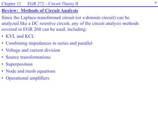 Chapter 13 – Circuit Analysis using Laplace Transforms.pptx
