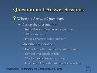 Chapter 13 delivering the pres | PPT