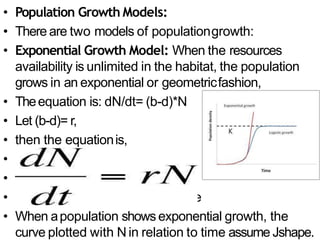 Chapter13 organism and population | PPTX