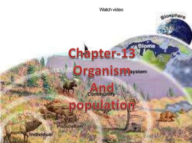 Chapter13 organism and population | PPTX | Geography | Science