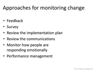 Chapter 13 ensuring sustainable change and transformation through ...