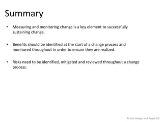 Chapter 13 ensuring sustainable change and transformation through ...