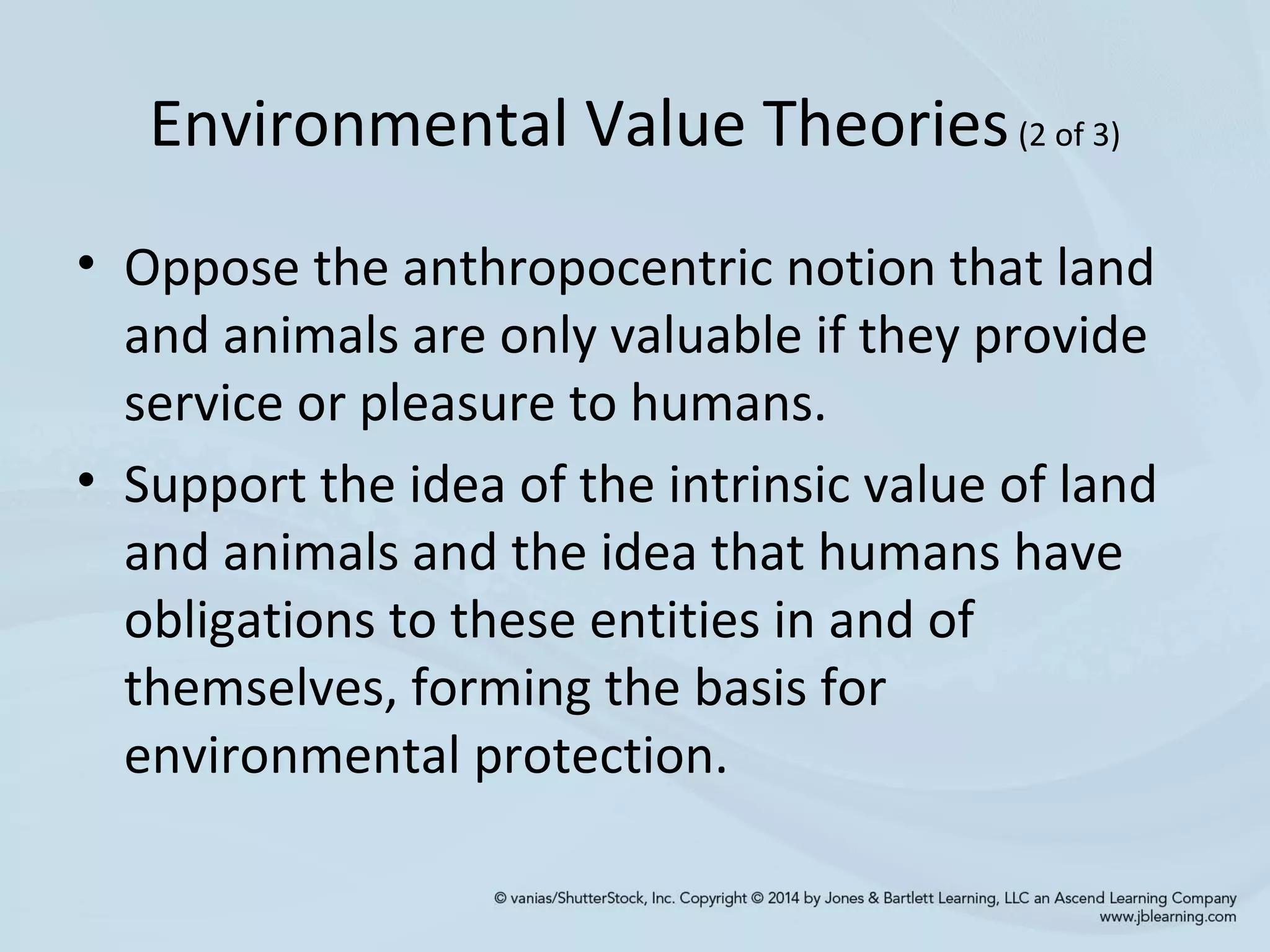 Chapter 13 environmental philosophy and theories | PPT