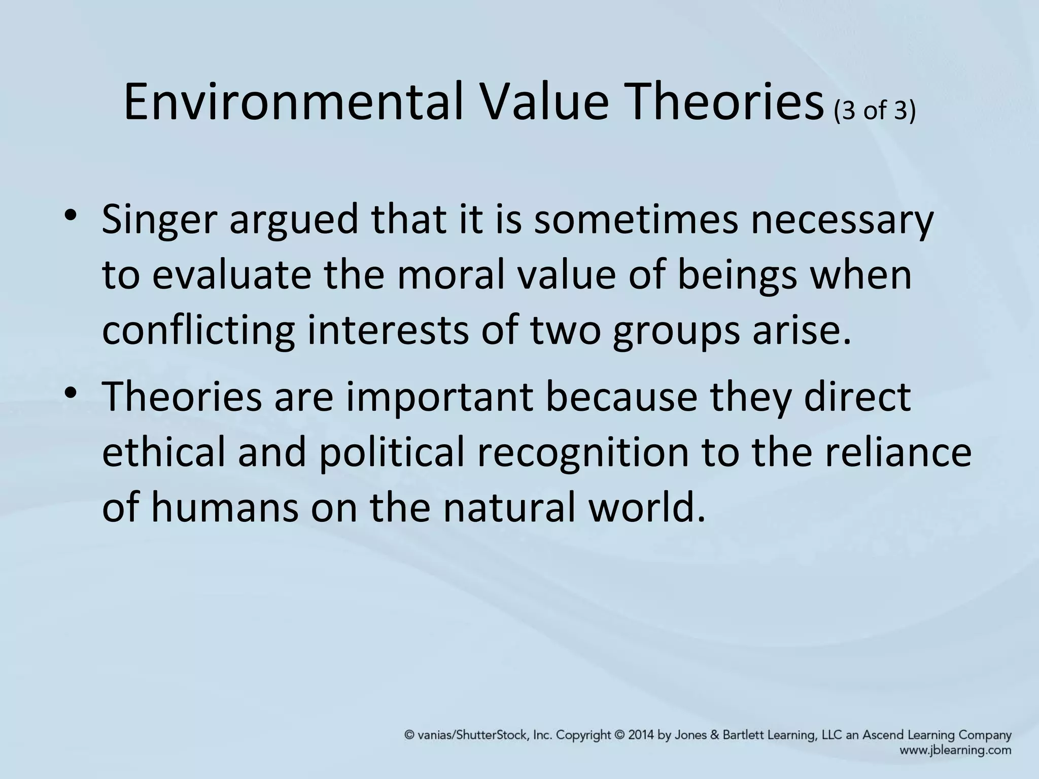 Chapter 13 environmental philosophy and theories | PPT