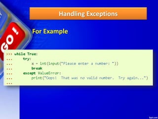 Chapter 13 exceptional handling | PPTX | Programming Languages | Computing