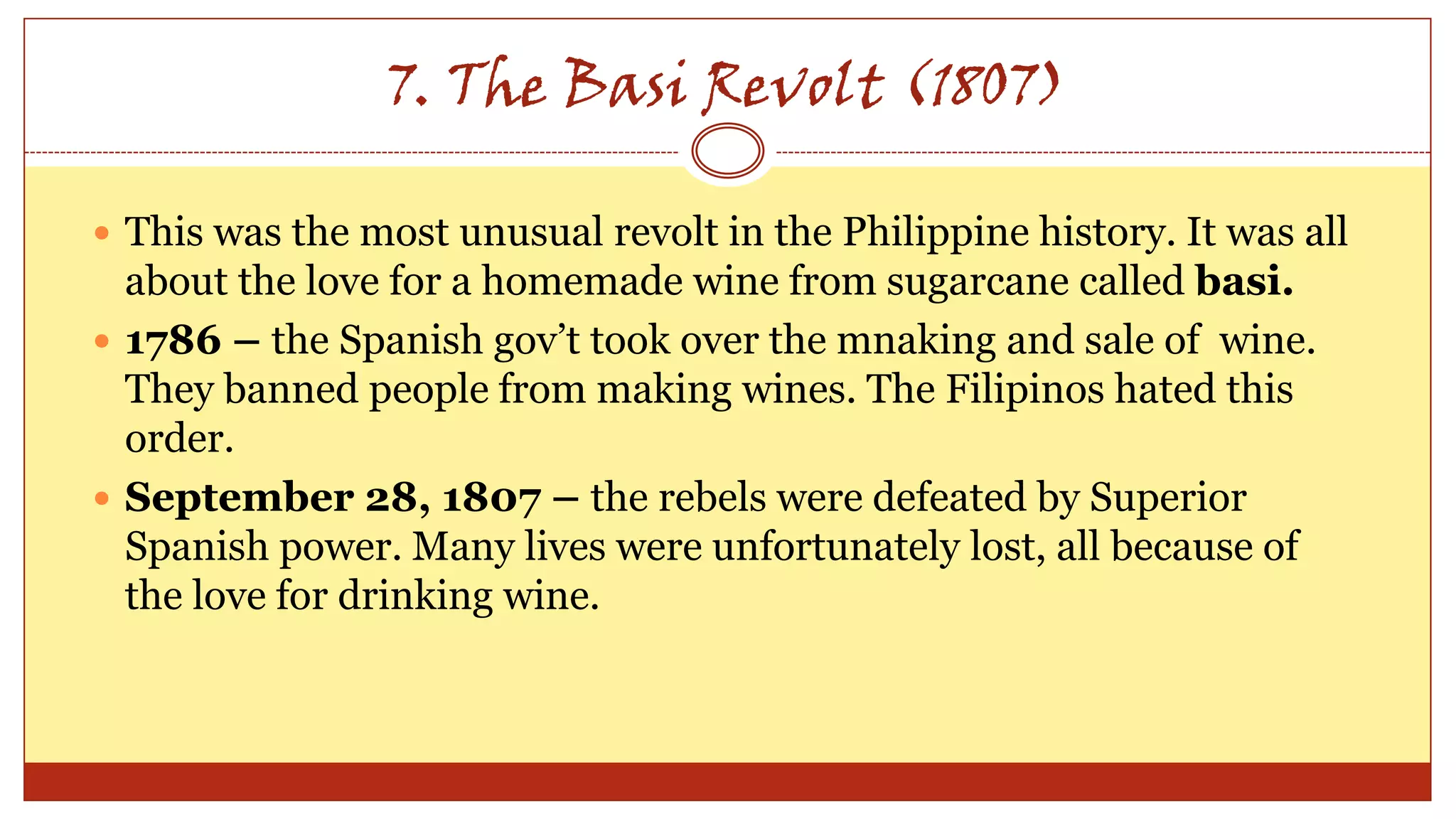 Chapter 13 filipino revolts against spain | PPTX