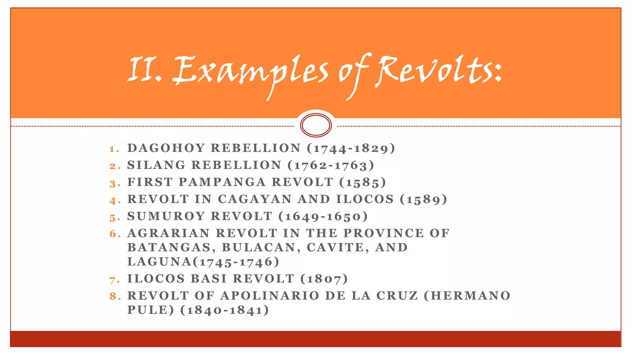 Chapter 13 filipino revolts against spain | PPTX