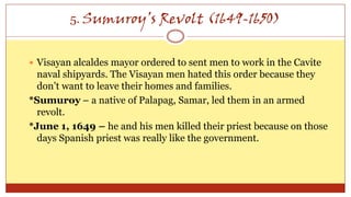 Chapter 13 filipino revolts against spain | PPTX