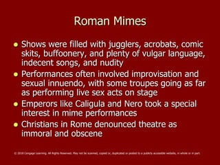 DRAM 1310 Chapter 13 Greeks to the rise of Christianity | PPT