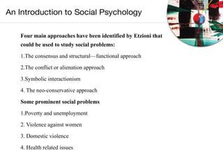 Chapter 13 Introduction to Applied Social Psychology | PPTX