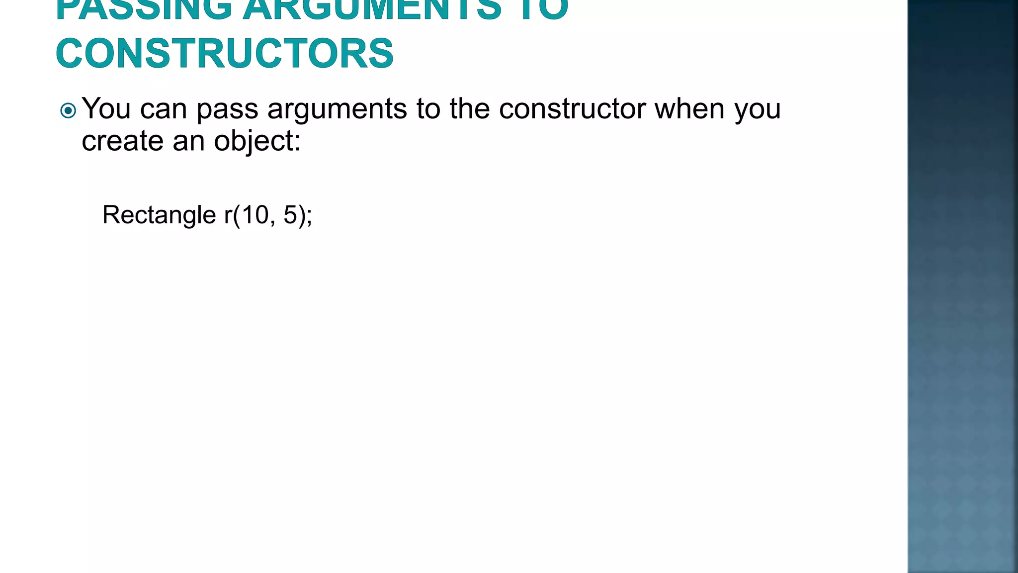 Chapter 13 introduction to classes | PPTX