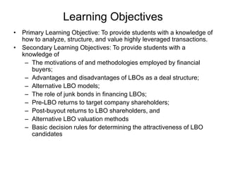 Chapter_13_Leveraged_Buyout_Structures_and_Valuation.ppt