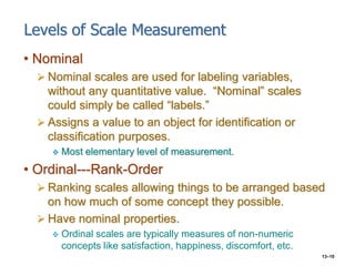 Chapter 13 Measuremen and Scaling Concept Slides.ppt