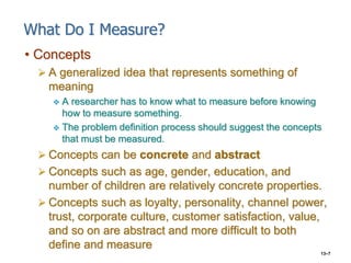 Chapter 13 Measuremen and Scaling Concept Slides.ppt