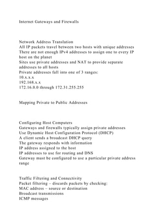 Chapter 13Network EncryptionChapter 13 OverviewRole of.docx