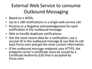 SFDC Outbound Integrations | PPT