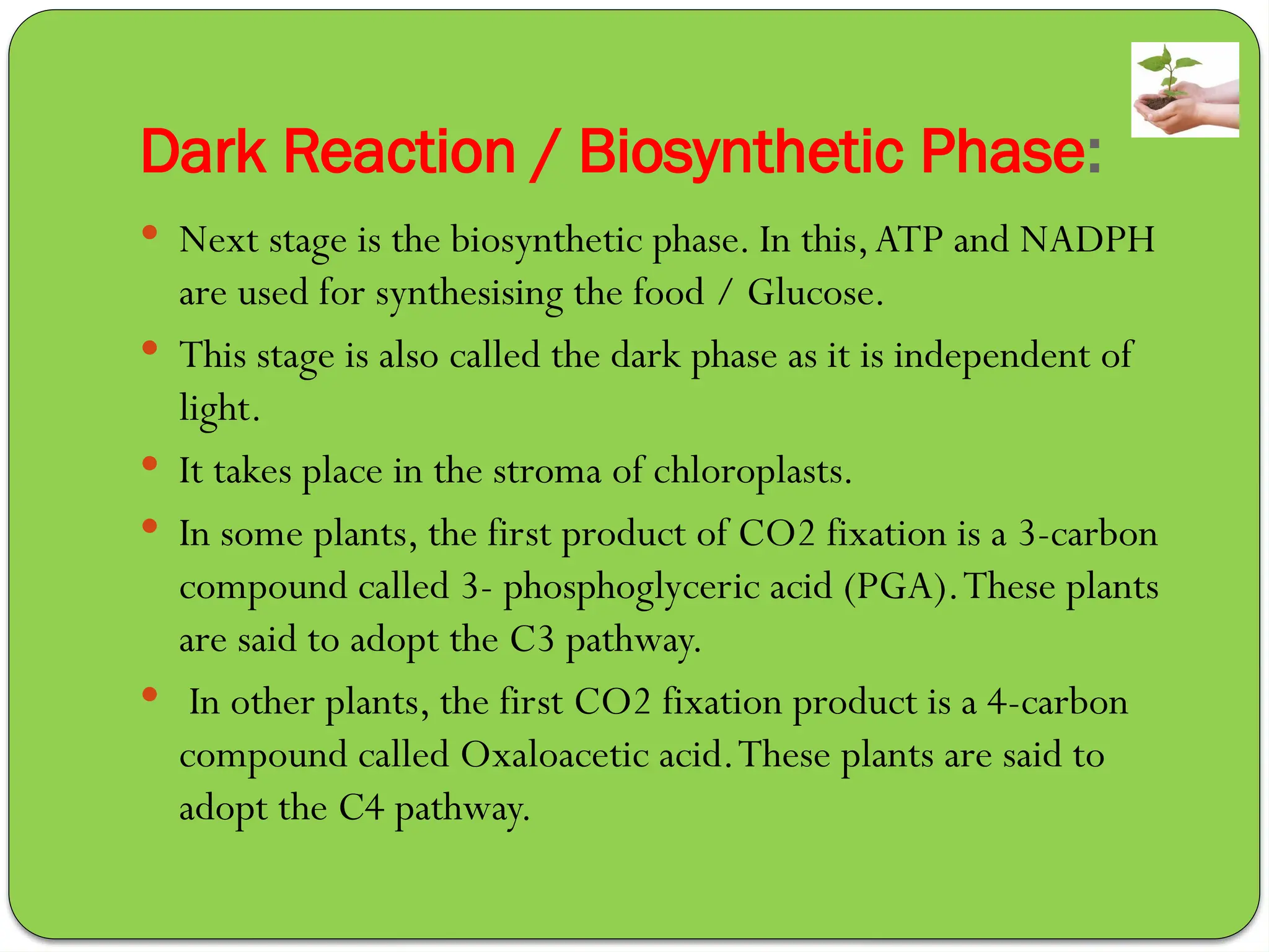 CHAPTER – 13 PHOTOSYNTHESIS IN HIGHER PLANTS.pptx