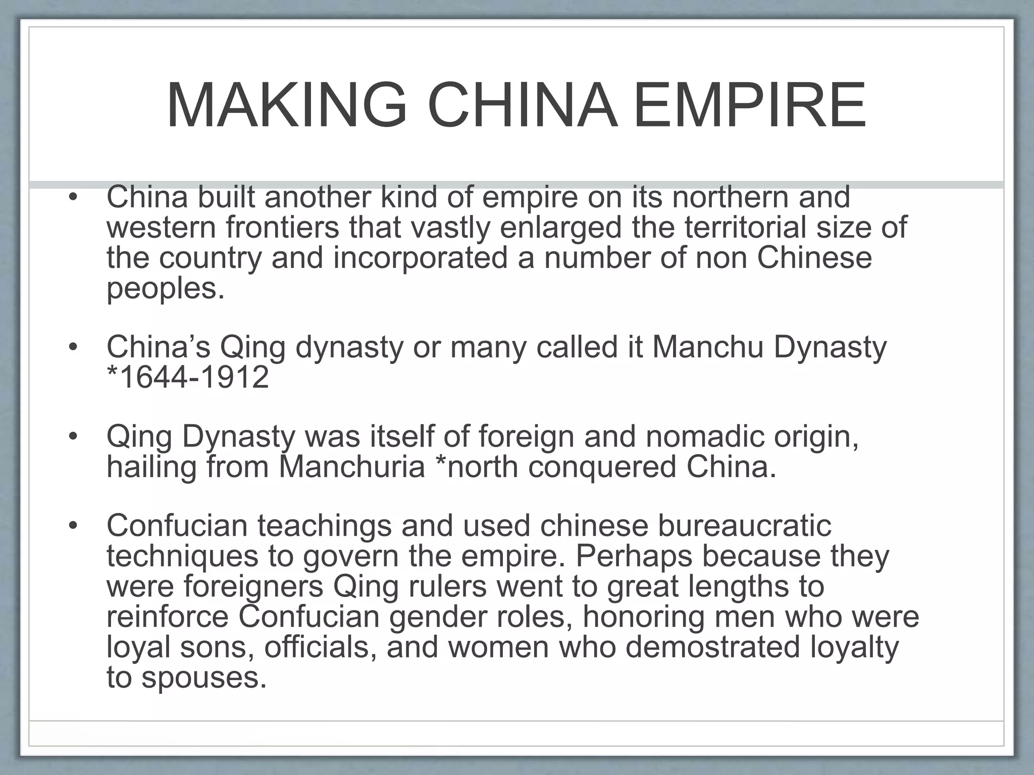 Chapter 13 political transformations : Empires and encounters 1450-1750 ...