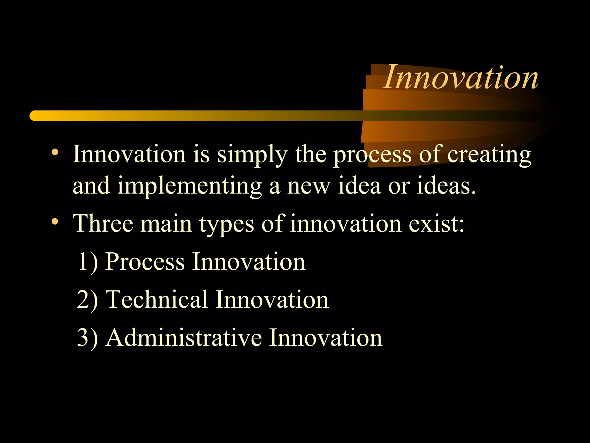 Organizational innovation and change | PPT