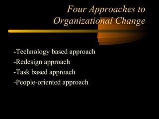 Organizational innovation and change | PPT