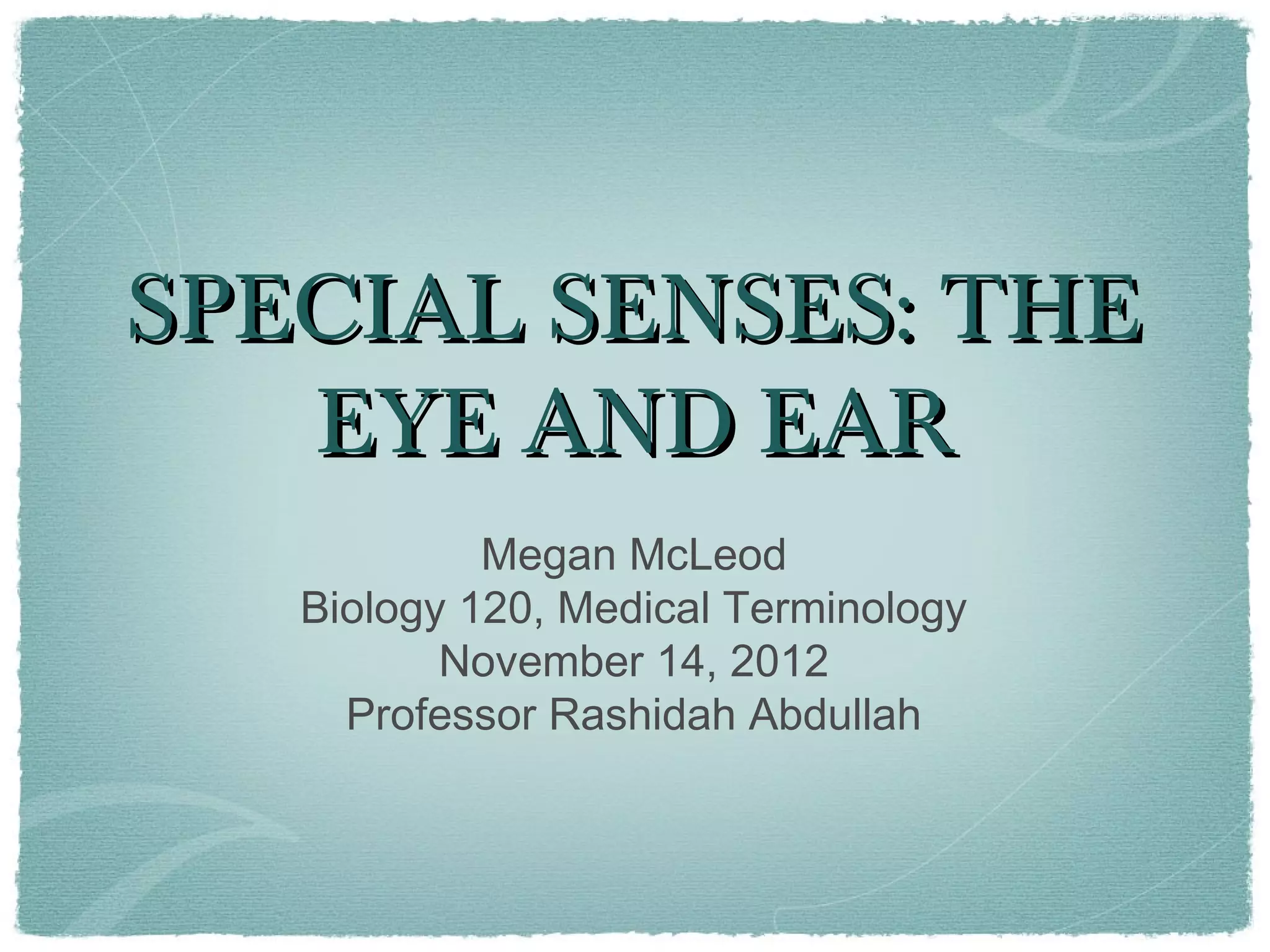 Chapter 13 Presentation | PPT | Ear, Nose and Throat Conditions ...
