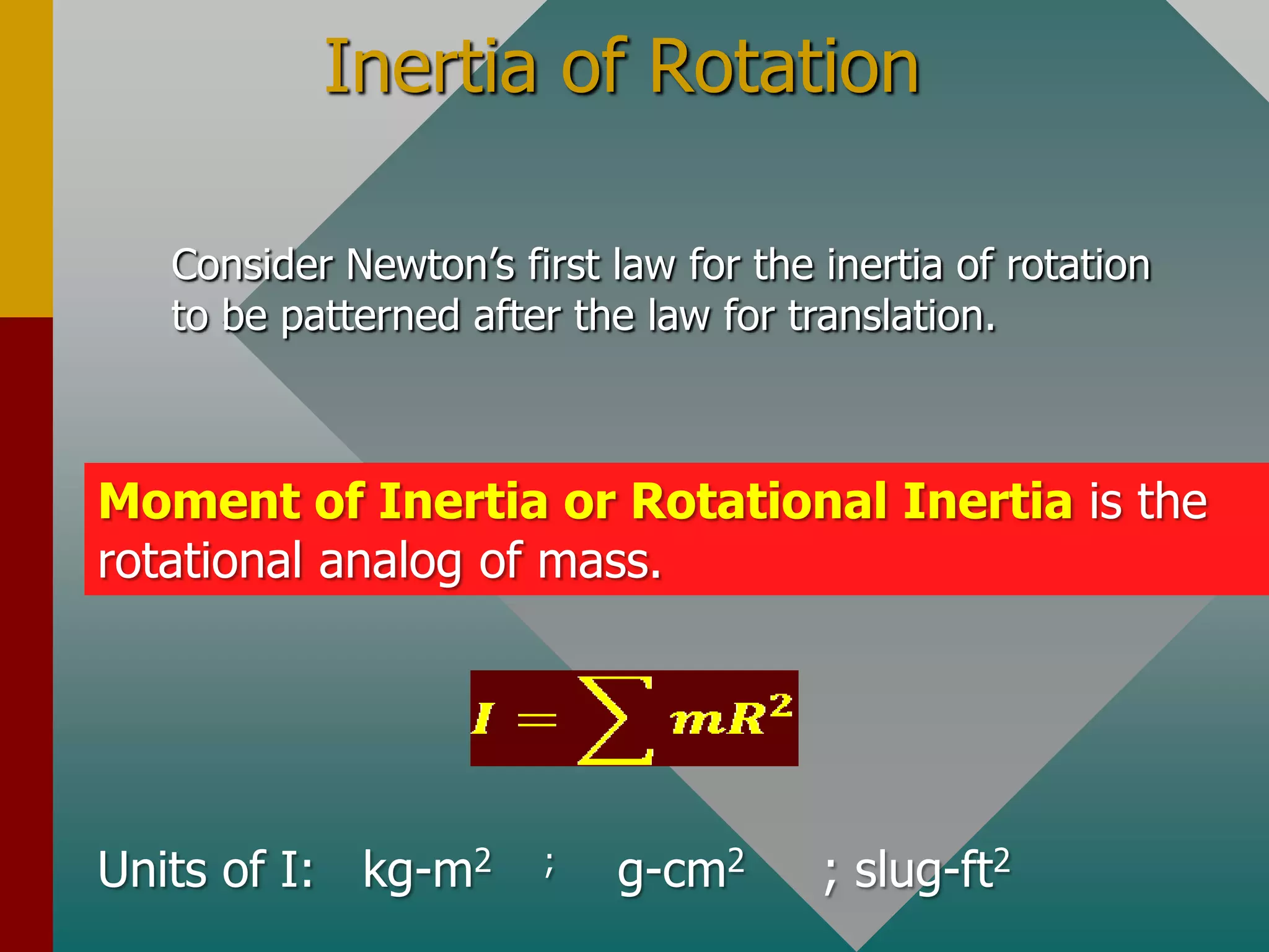 Chapter13 rigid body rotation | PPTX
